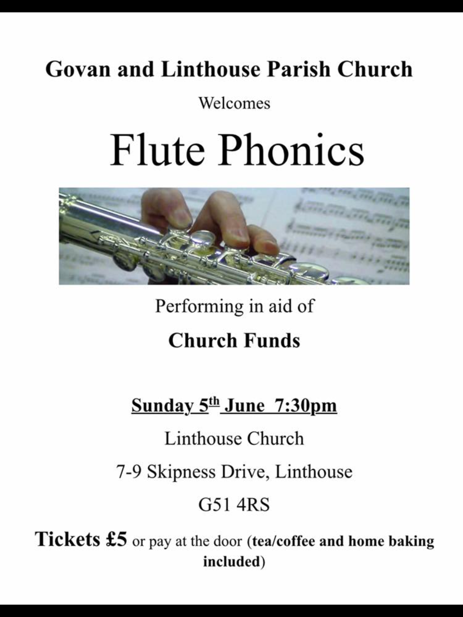 Govan and Linthouse Concert, June 2016 – Flute Phonics